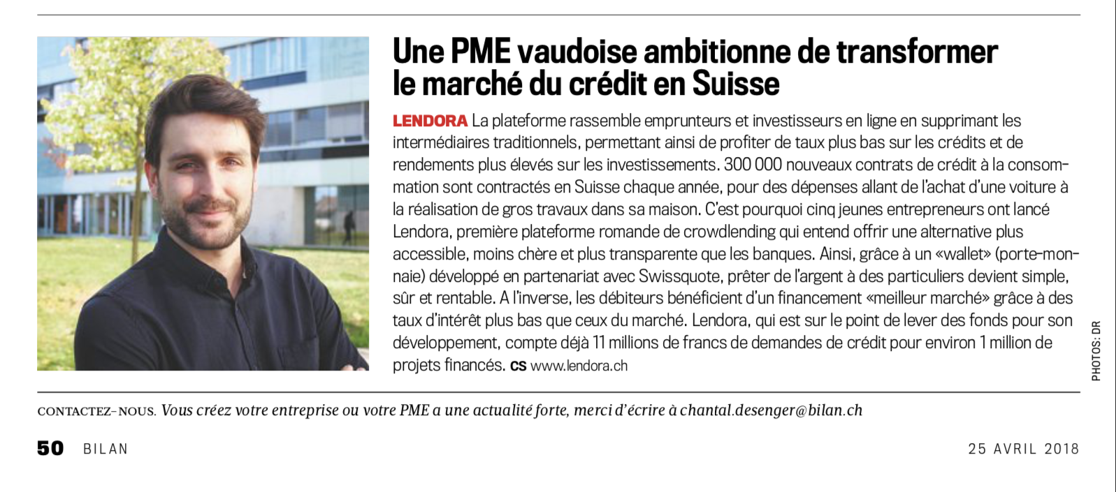 Lendora | Crowdlending | Made in Switzerland | Votre crédit dès 4%